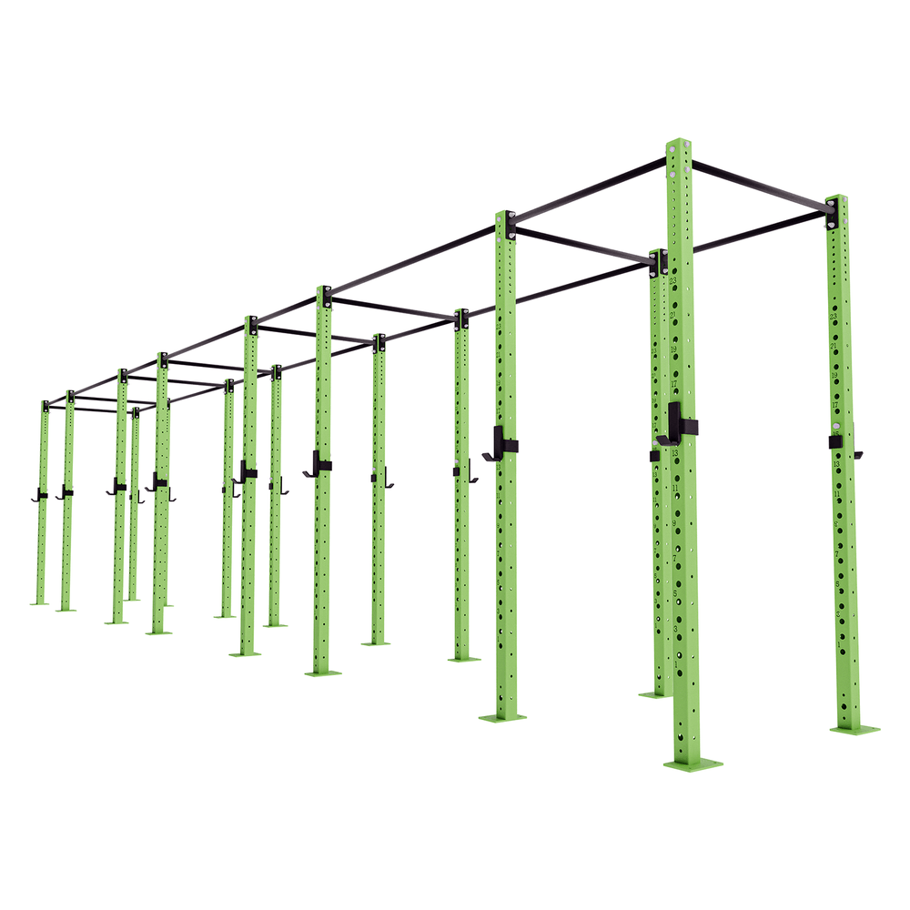 Bison Series - 8 Bay Freestanding Rig | CrossFit Functional Rig