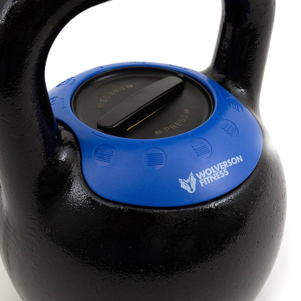 Wolverson Adjustable Kettlebell | 8kg - 16kg | FREE Delivery
