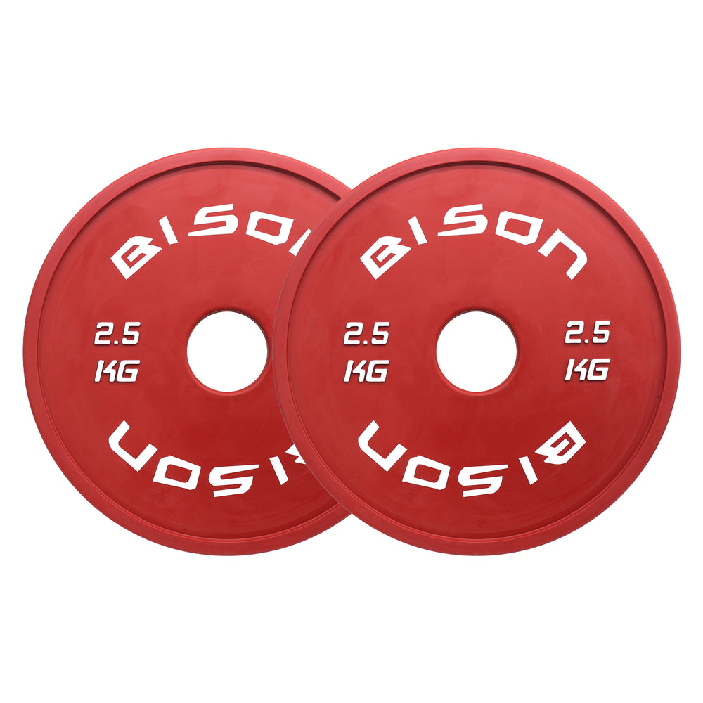 Bison Fractional Plates Set (0.5kg - 2.5kg) | FREE Delivery