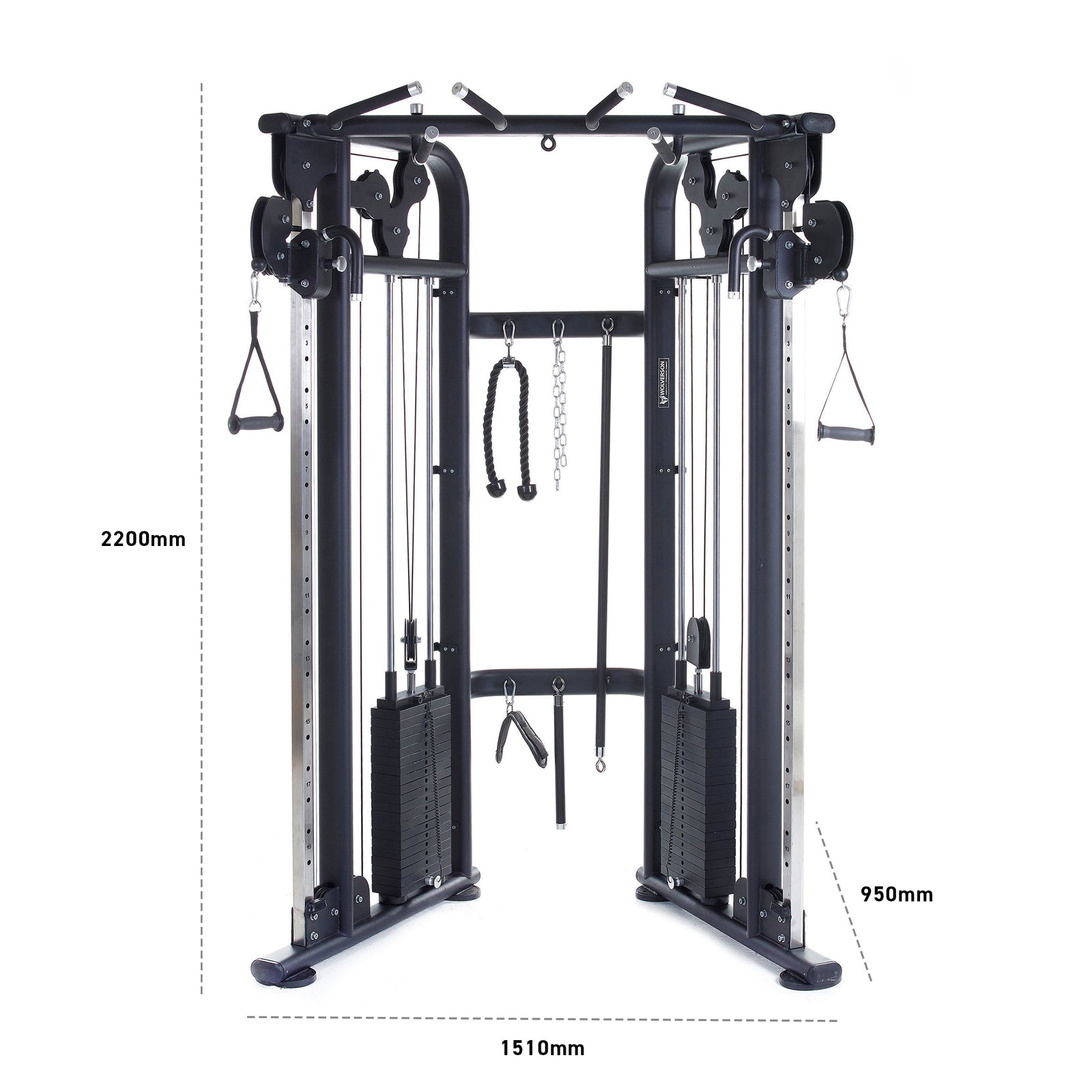 Wolverson Dual Adjustable Pulley Machine | Free Delivery
