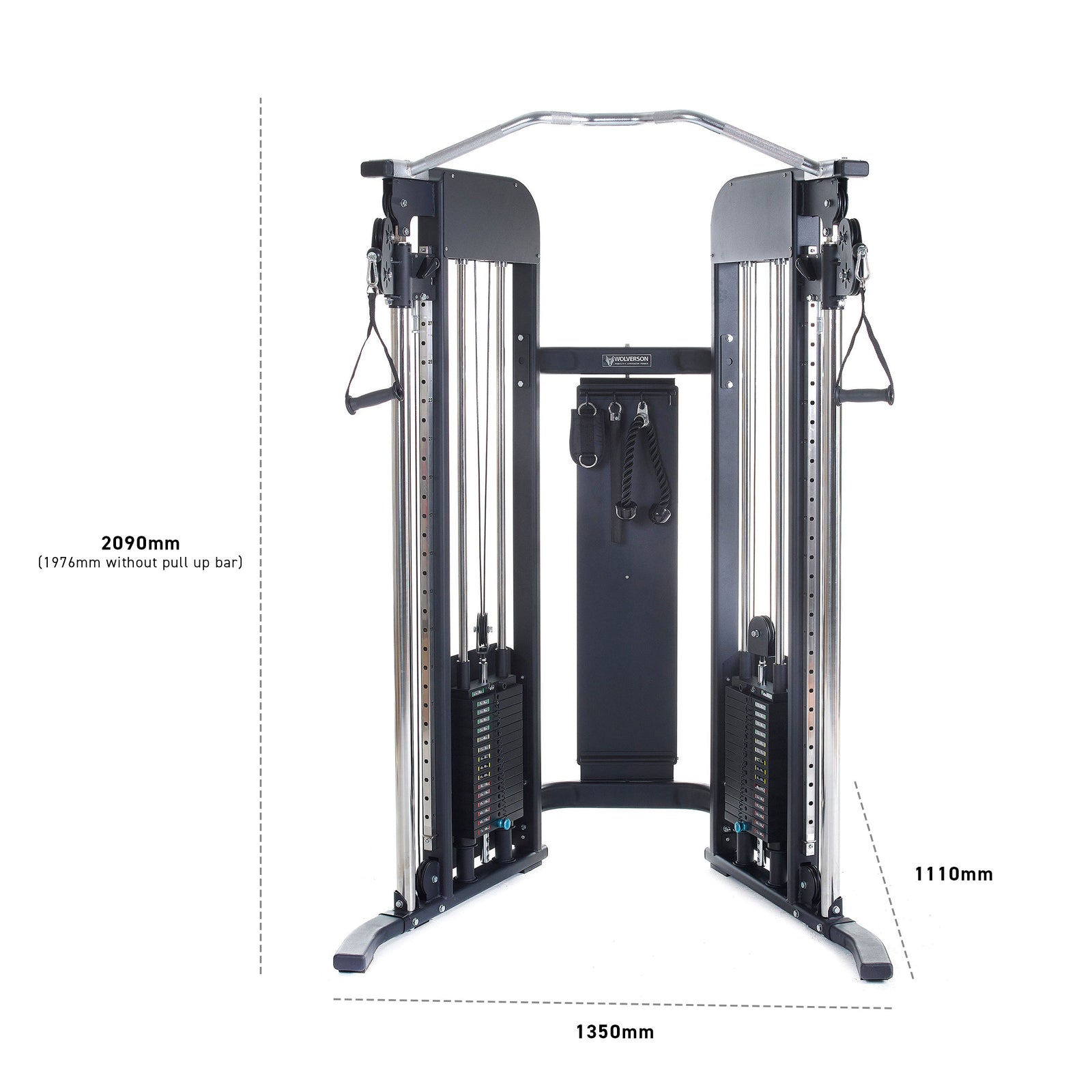 Wolverson Compact Dual Adjustable Pulley System | FREE Delivery